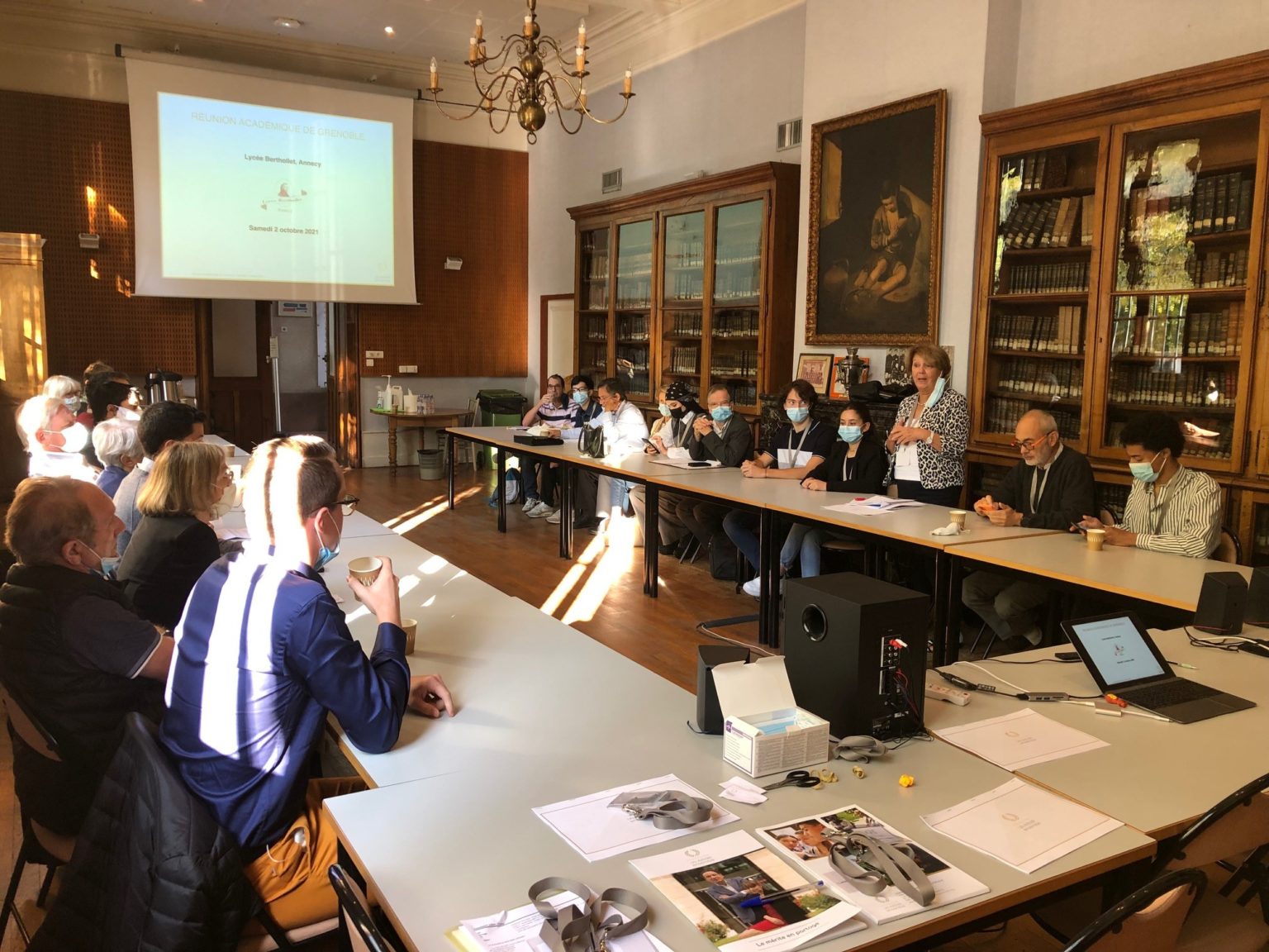 02 octobre 2021 - Réunion académique au Lycée Berthollet d’Annecy. - FUAE